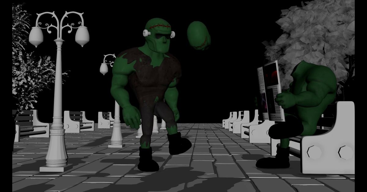 Agora.community | Edgar Kharatyan | Monster Mash AnimChallenge